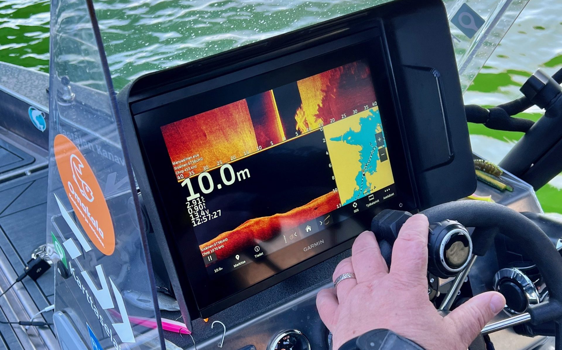 500 eurolla alkuun karttaplotterin ja luotaimen hankinnassa ...